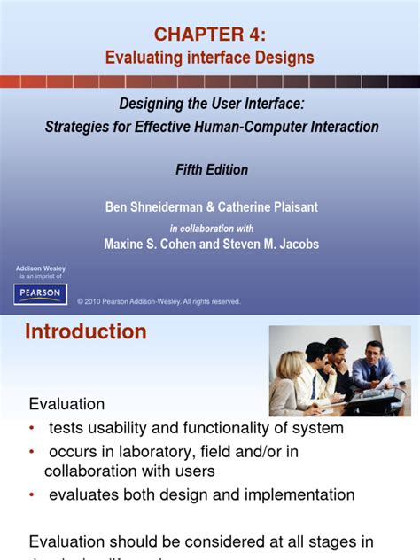 Ch 4 Evaluating Interface Designs Reference Book 01 Pdf Usability Ch 4 Evaluating Interface Designs Reference Book 01 Pdf Usability