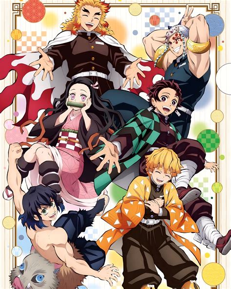 Demon Slayer Group Wallpapers Wallpaper Cave