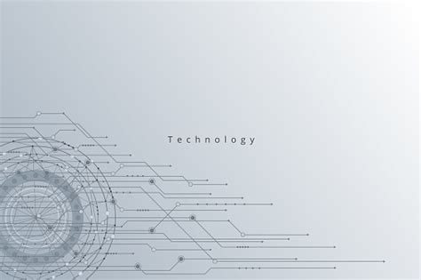 Global Network Connection Abstract Geometric Background With Connecting