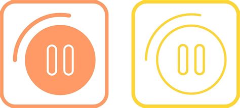 Pause Button Vector Icon 42006603 Vector Art At Vecteezy