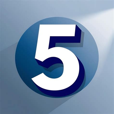 Number 5 Icon Design Premium Ai Generated Image