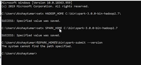 Spark Submit Command Not Recognised · Issue 631 · Dotnetspark · Github