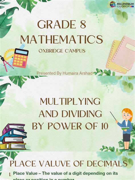 Multiplying And Dividing By Power Of 10 Pdf