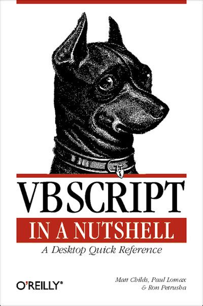 Differences Between Vbscript And Vba Vbscript In A Nutshell Book