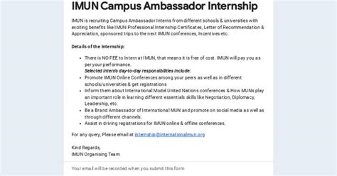 Ali Hassan On Linkedin Imun Campus Ambassador Internship