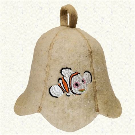 Шапка дитяча для лазні та сауни Рибка Sauna Good низькі ціни кредит оплата частинами в