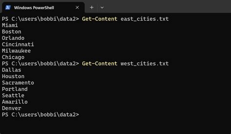 PowerShell How To Combine Multiple Text Files Into One File