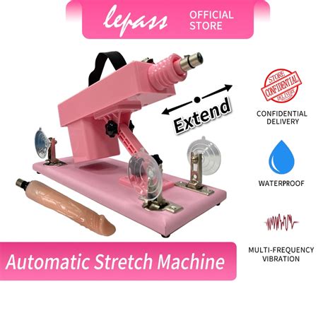 Lepass Adjustable Strong Telescopic Replaceable Dildo Head Aldult Sex Toy For Female Woman