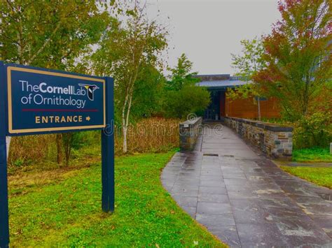 Entrance To The Cornell Lab Of Ornithology Editorial Stock Image Image Of Sign Ithaca 135140224