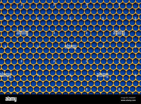 3d Rendering Of Structure Of The Graphene Or Carbon Surface Abstract Nanotechnology Hexagonal