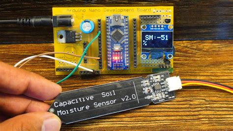 Arduino Capacitive Soil Moisture Sensor V10v20 Interfacing And