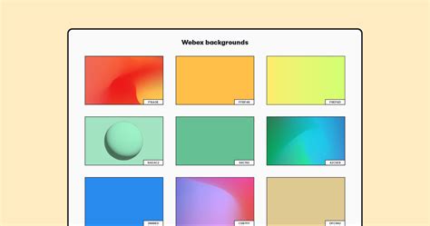 When And How To Use A Webex Background