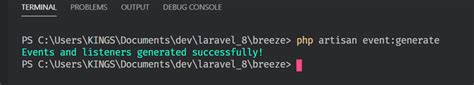 laravel 8 events and listeners with practical example dev community