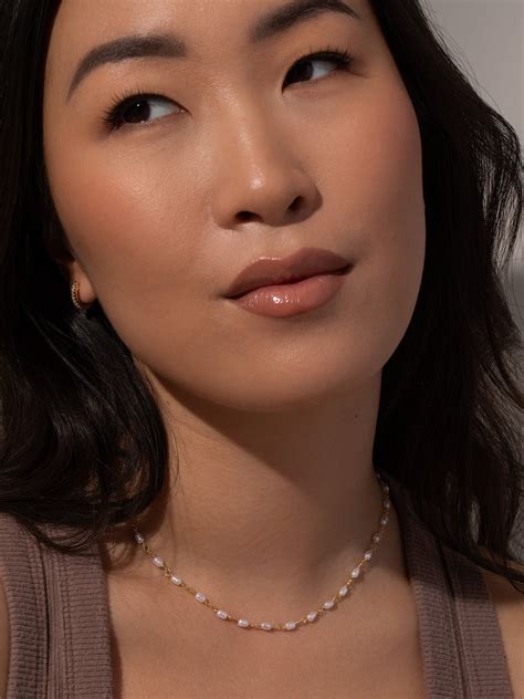 Class Act Chain And Pearl Necklace In Gold Uncommon James