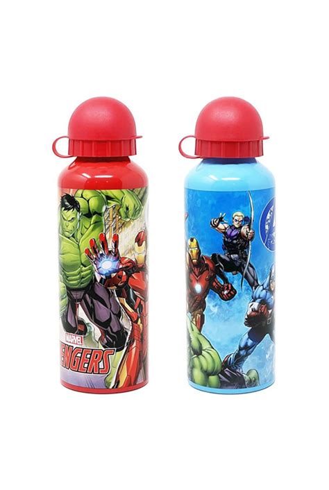 ბოთლი ალუმინის 500მლ ცისფერი Avengers