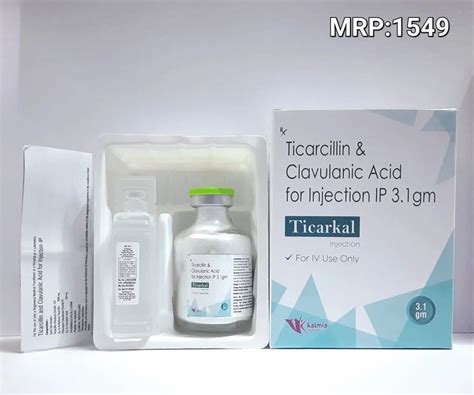 Ticalclav 31gm Ticarcillin Clavulanic Acid Injection At Best Price In Faridabad