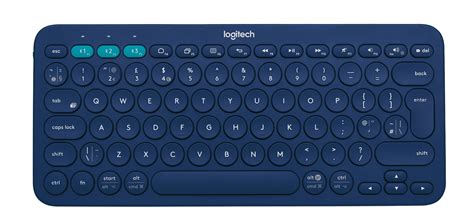 Logitech K Keyboard Bluetooth QWERTY UK English Blue In Distributor Wholesale Stock For