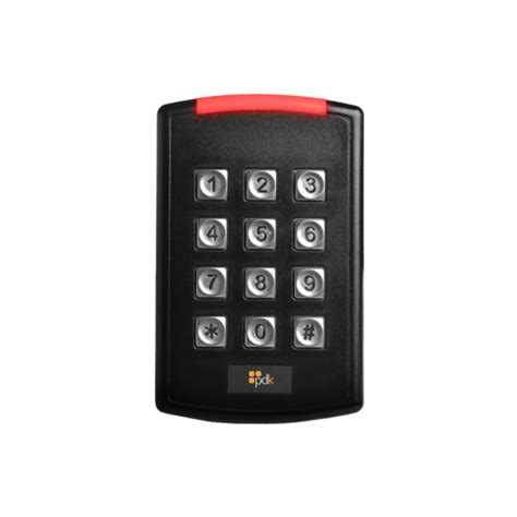 Pdk Red Keypad Reader High Security 1356mhz B2b Blackwire