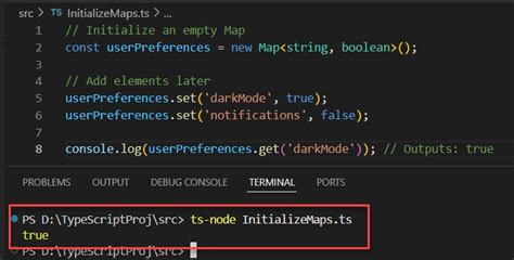 Initialize Maps In Typescript