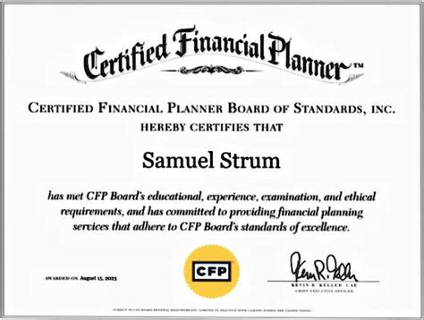 Sam Strum Cfp® Chfc® On Linkedin Cfp Certifiedfinancialplanner