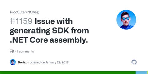 Issue With Generating Sdk From Net Core Assembly · Issue 1159