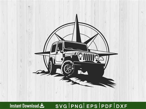 Adventure Off Road Compass Svg Graphic By Shikharay410 · Creative Fabrica