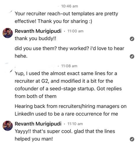 Revanth Murigipudi On Linkedin I Received Replies From 100 Recruiters