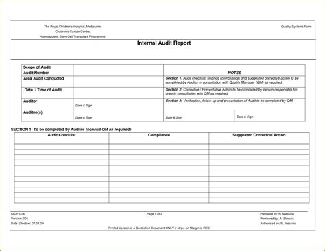 Sample Internal Audit Report Template E2 80 93 Kairo Inside Iso 9001 Internal Audit Report