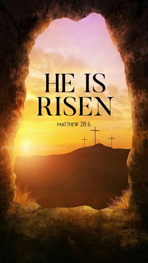 Easter He Is Risen Quotes He Is Risen Images Easter Images Jesus