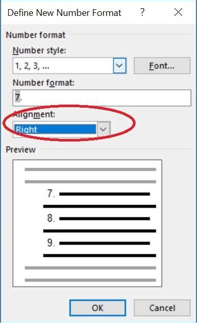 How To Control Spacing And Alignment In A Numbered List In Microsoft Word