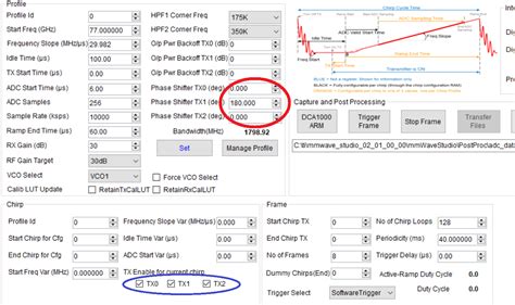 IWR IWR BPM Configuration Sensors Forum Sensors TI E E Support Forums