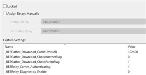 Manual Key Exchange Relay Setting Issue Platform BigFix Forum