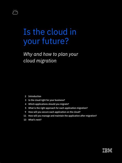 Ibm Cloud Migration Pdf Cloud Computing Platform As A Service