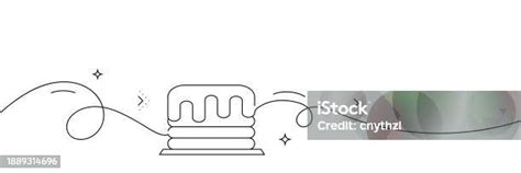 팬케이크 아이콘의 연속 선 그리기입니다 손으로 그린 상징 벡터 일러스트 레이 션 라인아트에 대한 스톡 벡터 아트 및 기타 이미지 라인아트 팬케이크 크레이프 팬케이크