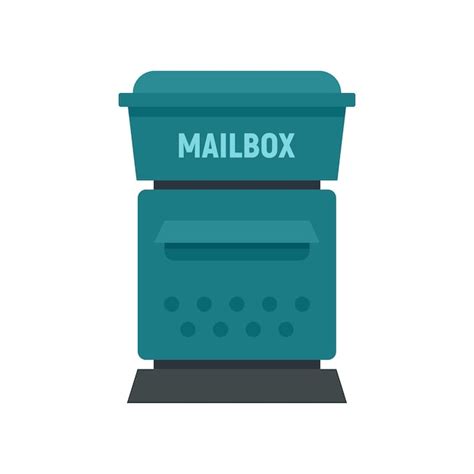 Premium Vector Mailbox Icon Flat Illustration Of Mailbox Vector Icon