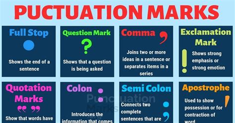 Punctuation Marks With Examples Onlymyenglish My XXX Hot Girl