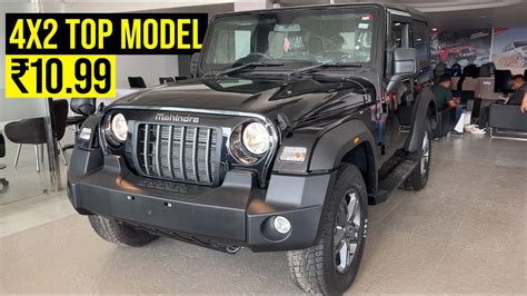 Mahindra Thar Rwd 4x2 Top Model 2023 On Road Price Features Interior And Exterior Review