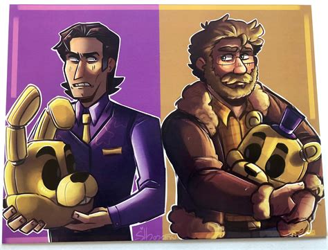 William Afton And Henry Emily Print Etsy