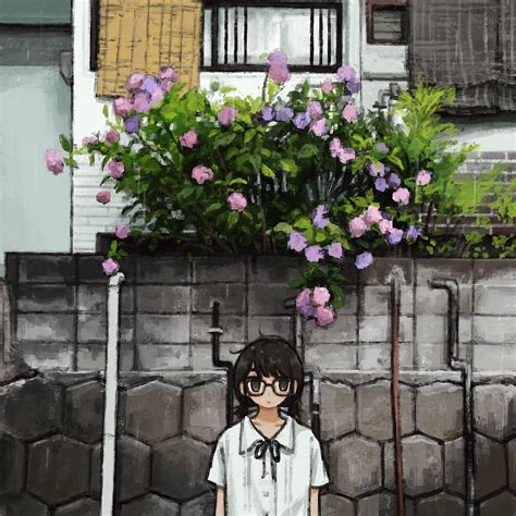 Safebooru 1girl Absurdres Black Eyes Black Hair Building Day Facing