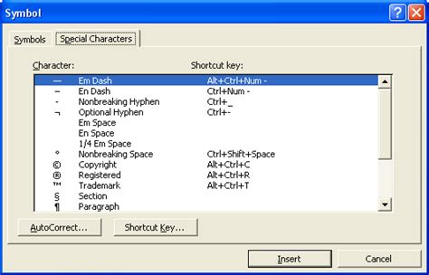 Em Dash Shortcut Microsoft Word Laswork
