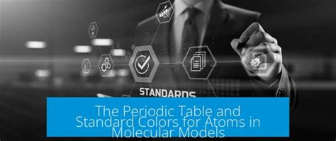 The Periodic Table And Standard Colors For Atoms In Molecular Models