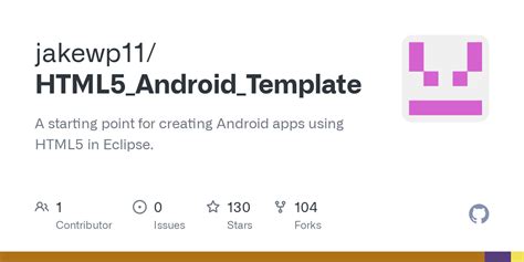 Github Jakewp11html5androidtemplate A Starting Point For Creating Android Apps Using Html5