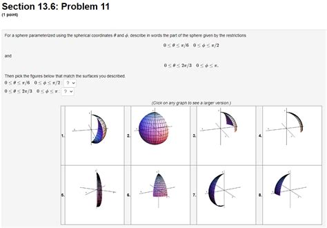 Solved Section 136 Problem 11 1 Point For A Sphere