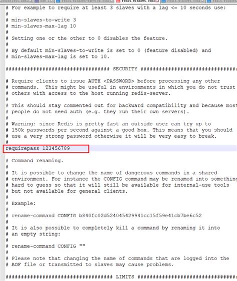 Windows环境修改redis密码windows修改redis密码 Csdn博客