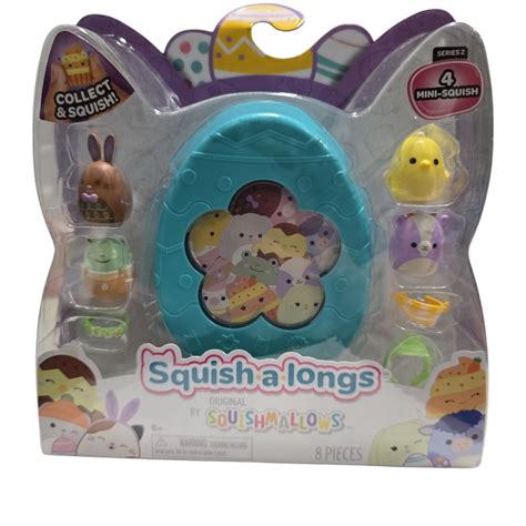 Squishmallows Easter Collection Mini Figure 4 Pack 1 Inch Series 2
