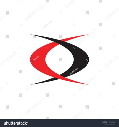 Linked Curves Object Simple Logo Vector Stock Vector Royalty Free 1176605428 Shutterstock