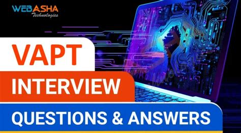 Top VAPT Interview Questions And Answers Web Asha Technologies