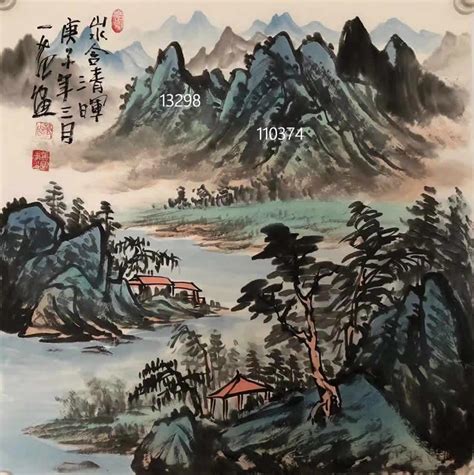 姜国华泼墨泼彩作品赏析色彩绚丽气格雄浑 知乎