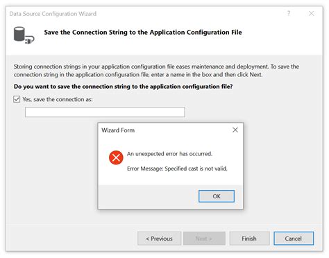 Invalidcastexception Adding A Datasource To A Vb Project · Issue 5093