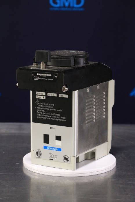 Datex Ohmeda Tec 6 Plus Desflurane Vaporizer For Sale